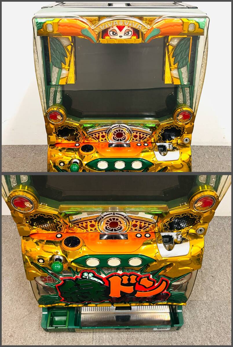 Yahoo!オークション - ELECO エレコ パチスロ実機 緑ドンVIVA2 コイン...