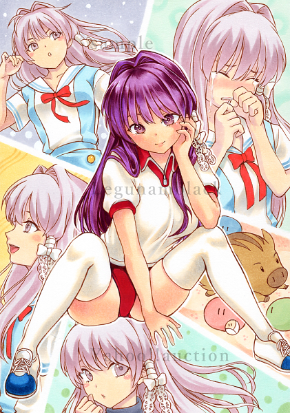 Yahoo!オークション - 同人手描きイラスト/藤林杏/CLANNAD/A4