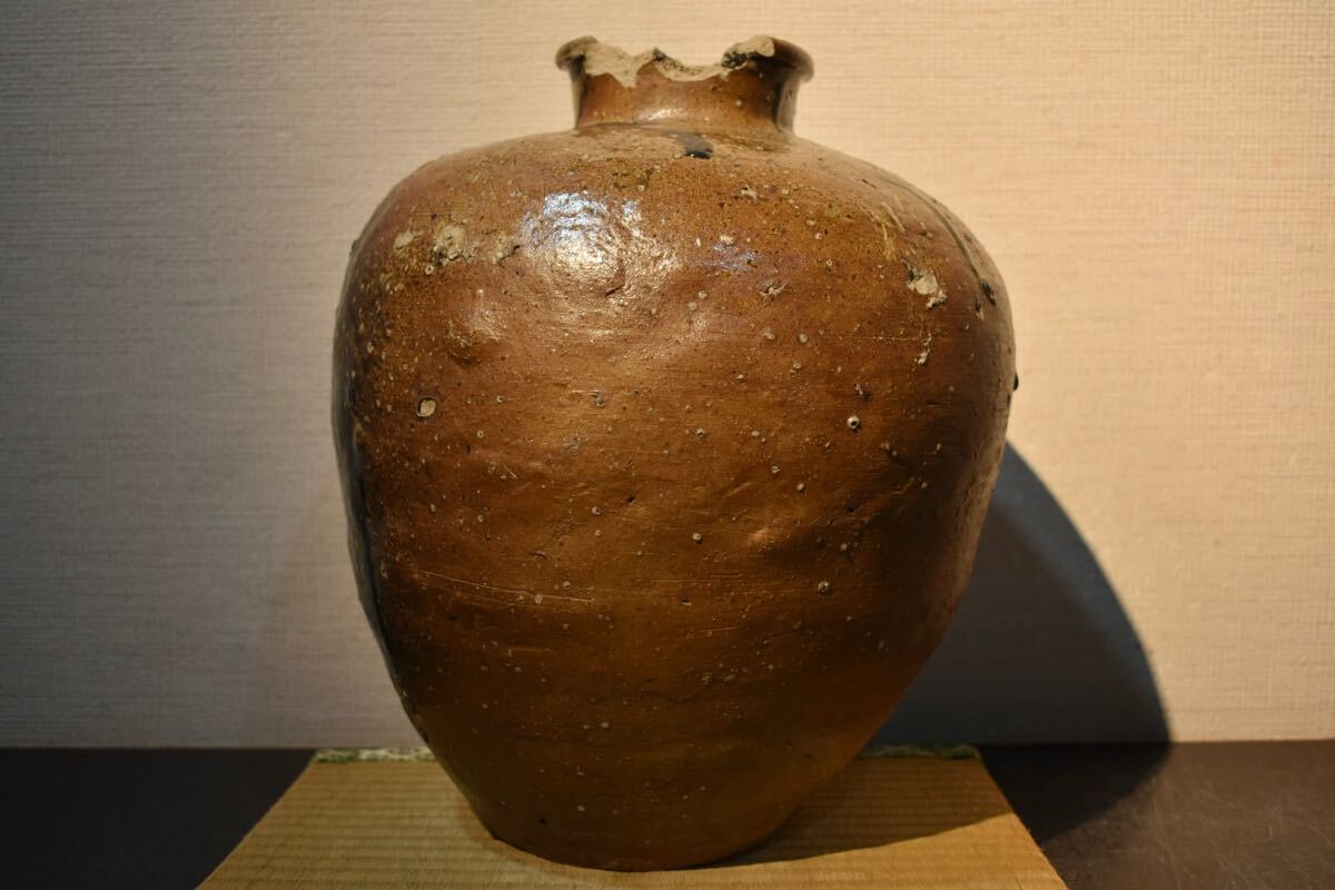 Yahoo!オークション - 【GE】Y1116【コレクター所蔵品】時代 信楽壺/日...