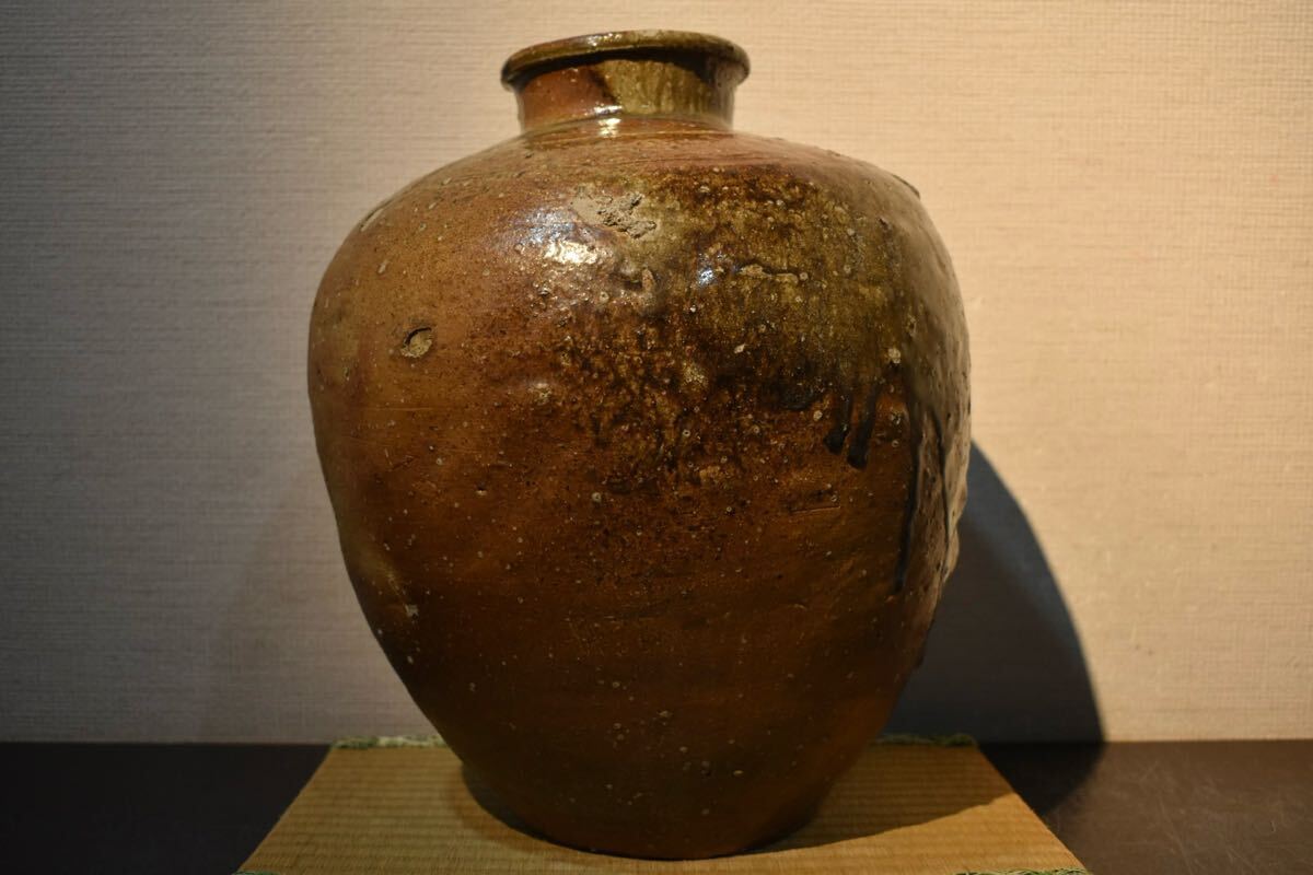 Yahoo!オークション - 【GE】Y1116【コレクター所蔵品】時代 信楽壺/日...