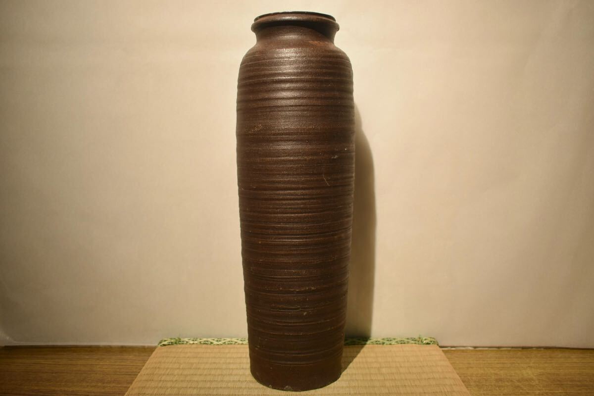 Yahoo!オークション - 【GE】Z762【コレクター所蔵品】時代 備前花入/...