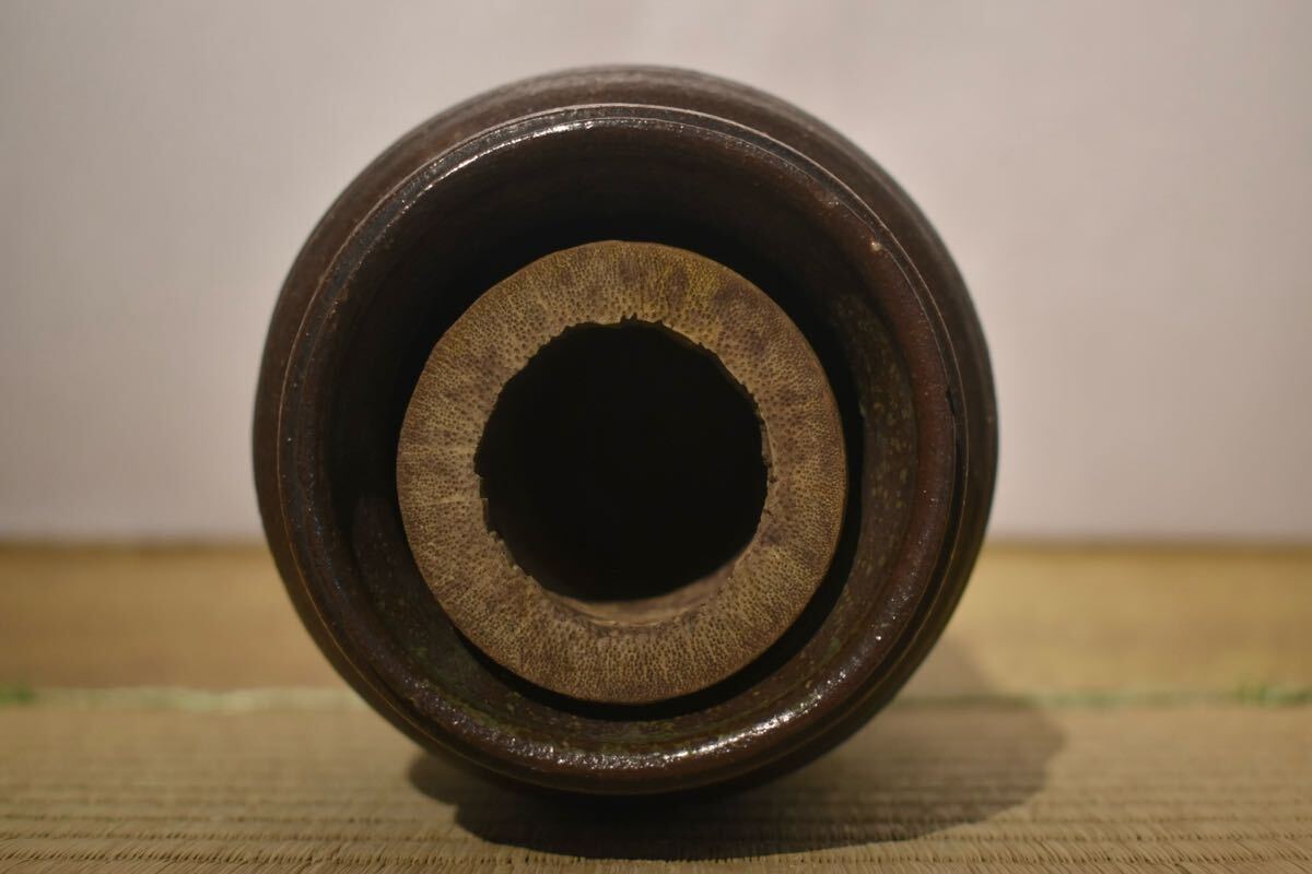 Yahoo!オークション - 【GE】Z762【コレクター所蔵品】時代 備前花入/...