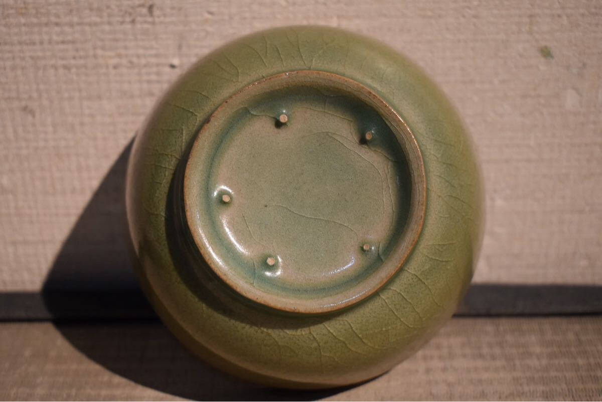 Yahoo!オークション - 【GE】Y926【コレクター所蔵品】時代 青磁茶碗/...