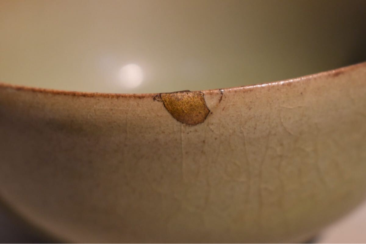 Yahoo!オークション - 【GE】Y926【コレクター所蔵品】時代 青磁茶碗/...