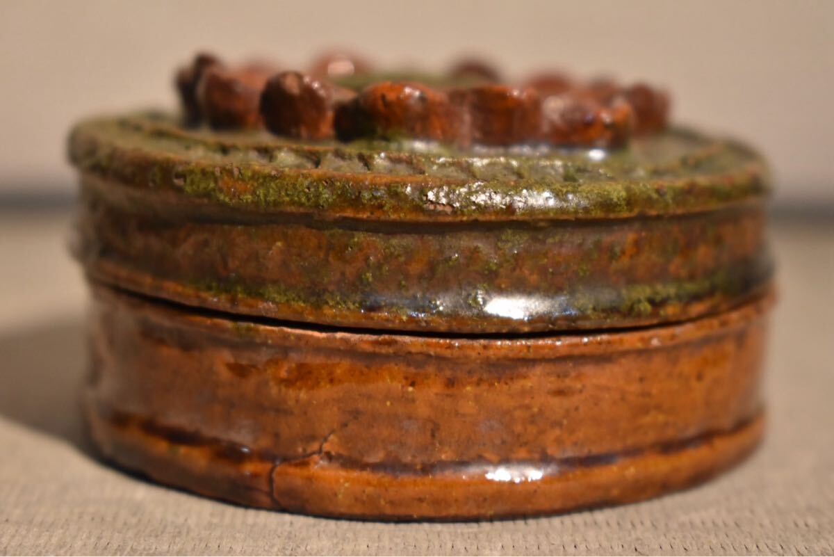 Yahoo!オークション - 【GE】Y987【コレクター所蔵品】時代 蓮形楽香合...