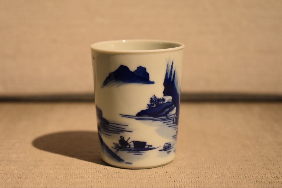 Yahoo!オークション - 【GE】E679【コレクター所蔵品】清 染付杯/中国...