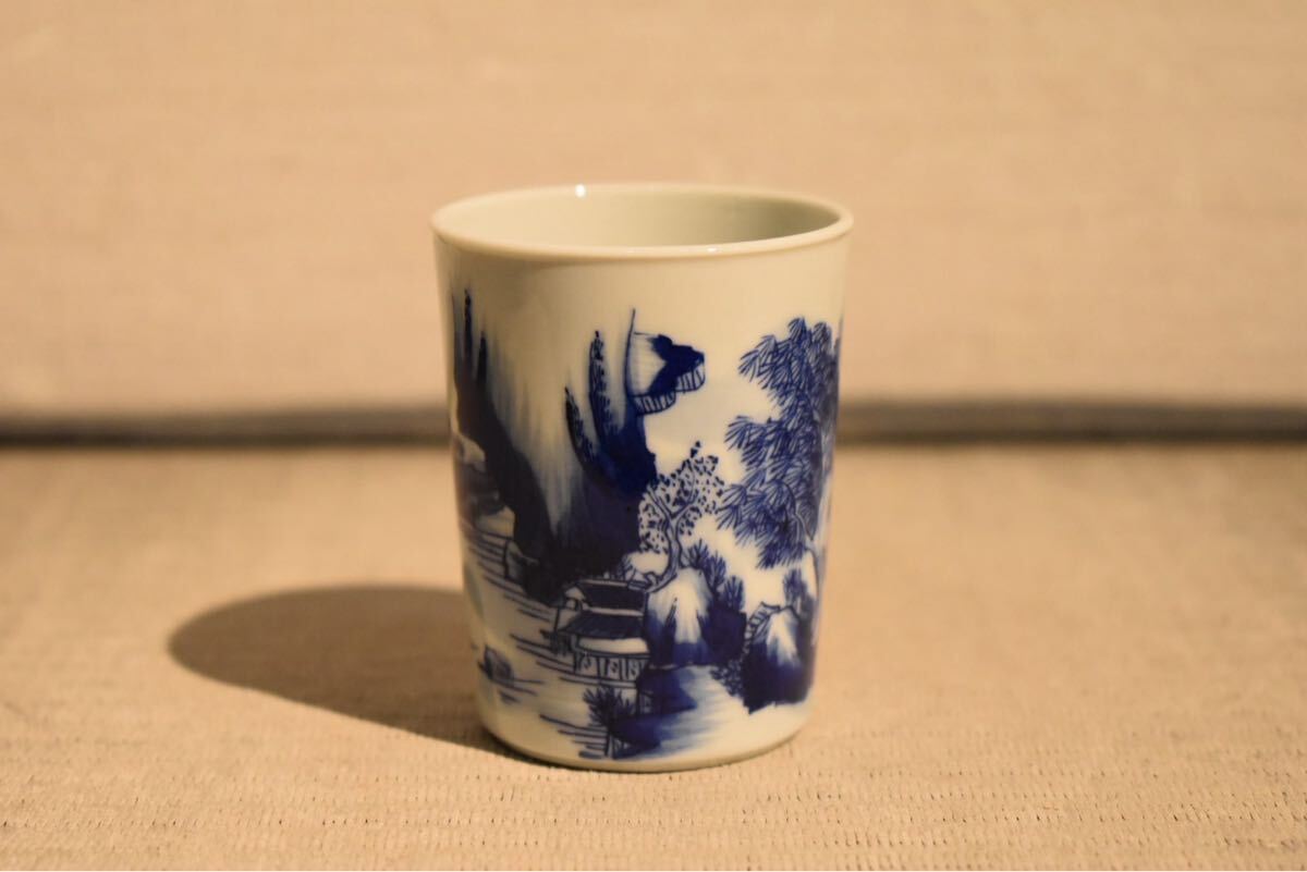 Yahoo!オークション - 【GE】E679【コレクター所蔵品】清 染付杯/中国...