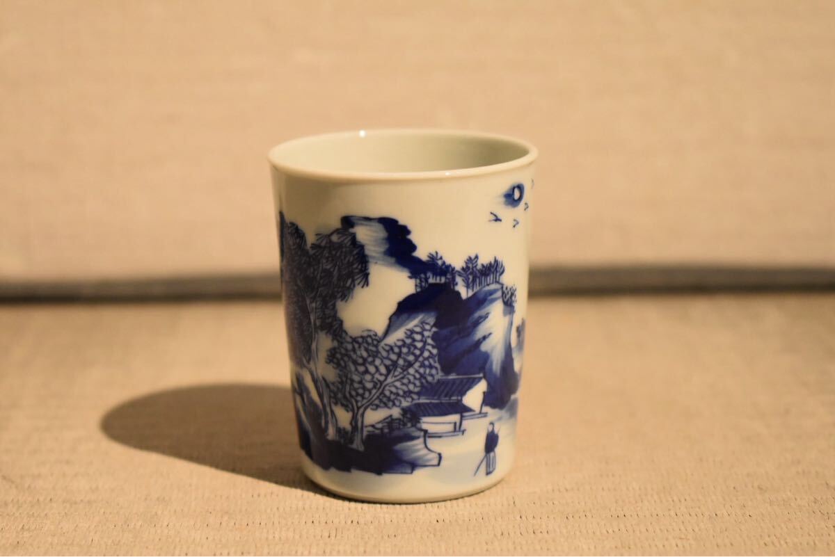 Yahoo!オークション - 【GE】E679【コレクター所蔵品】清 染付杯/中国...