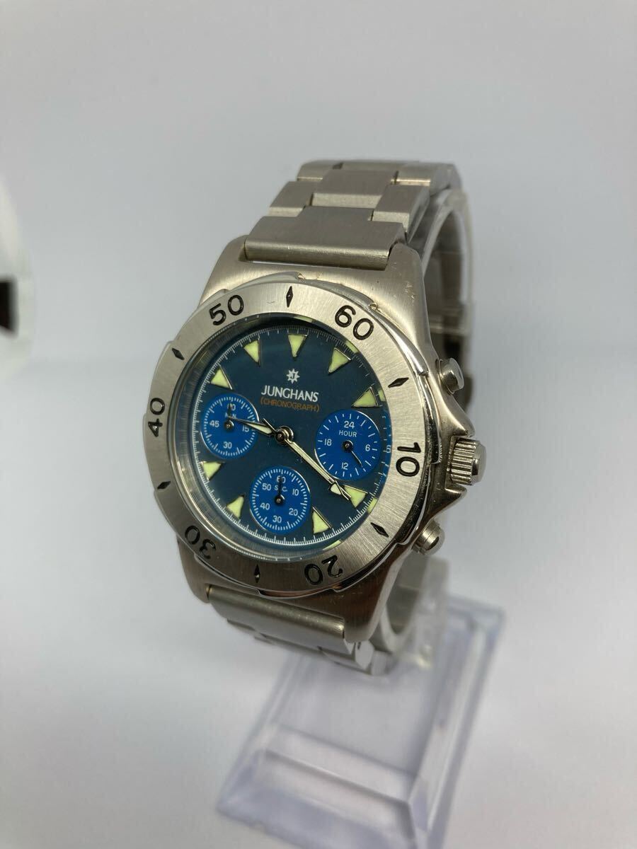 Yahoo!オークション - JUNGHANS ユンハンス クロノグラフ JW-804M 美品