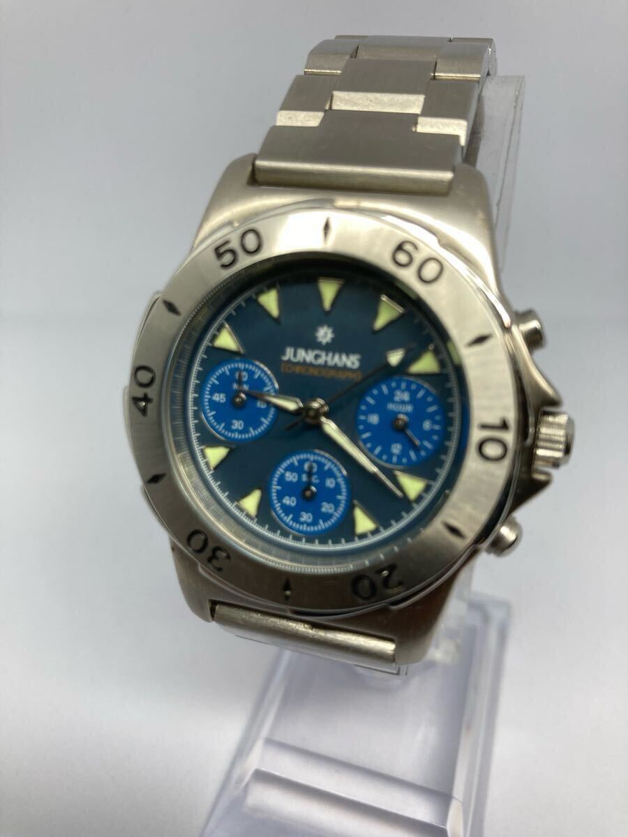 Yahoo!オークション - JUNGHANS ユンハンス クロノグラフ JW-804M 美品