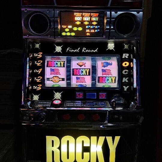 Yahoo!オークション - 高砂ROCKY パチスロ 実機
