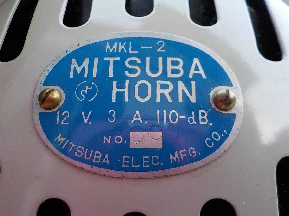 Yahoo!オークション - 旧車 当時物 ミツバ GTホーン 12V 新品 ブルーバ...