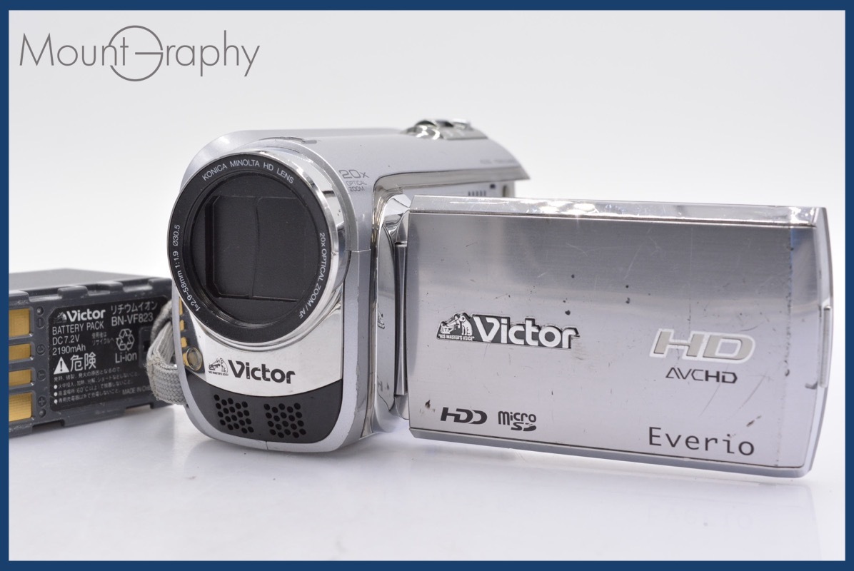 Yahoo!オークション - 極上美品 ビクター JVC Everio GZ-HD300 20x バ...