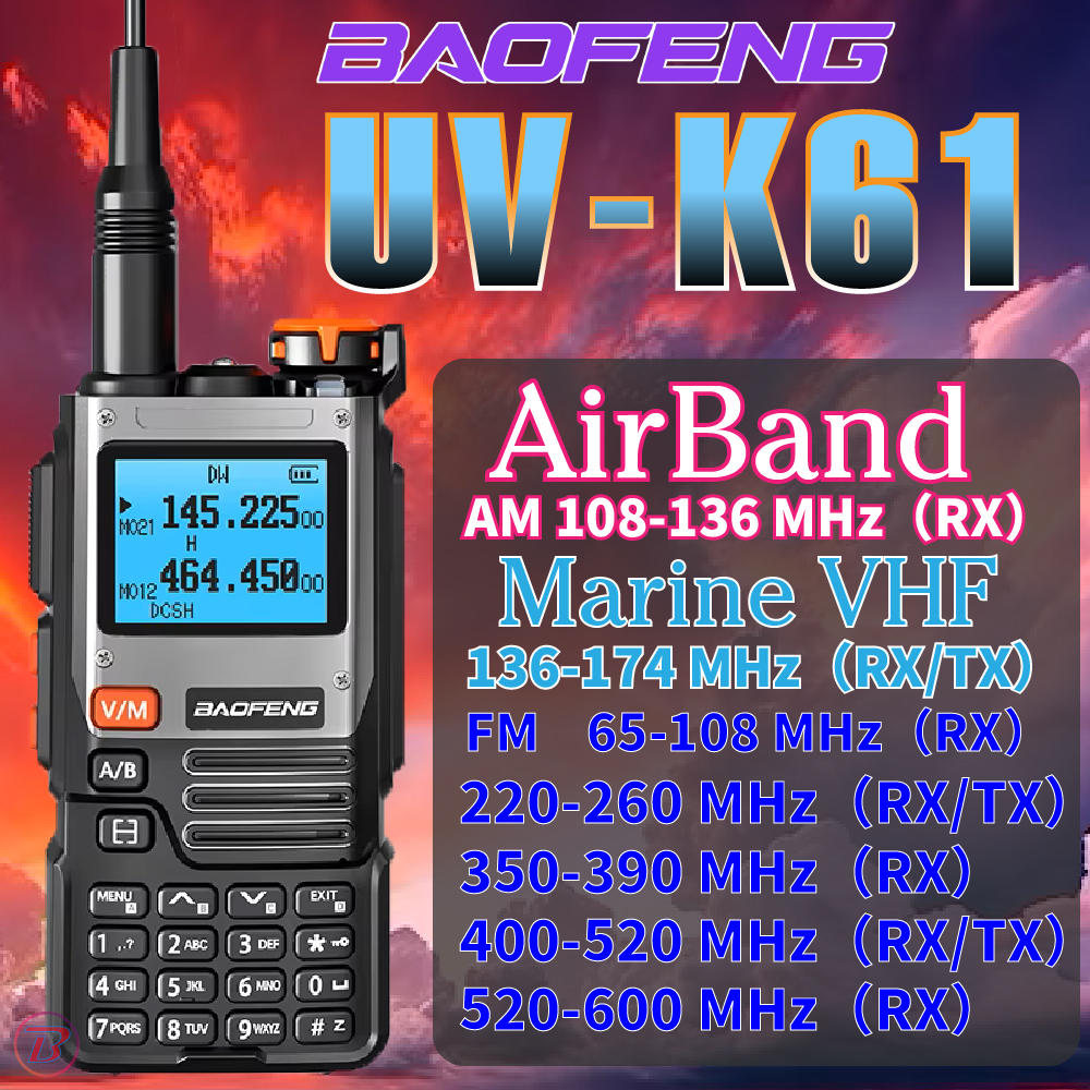 Yahoo!オークション - 送料無料 Baofeng UV-K61 マルチバンド 新品/未...