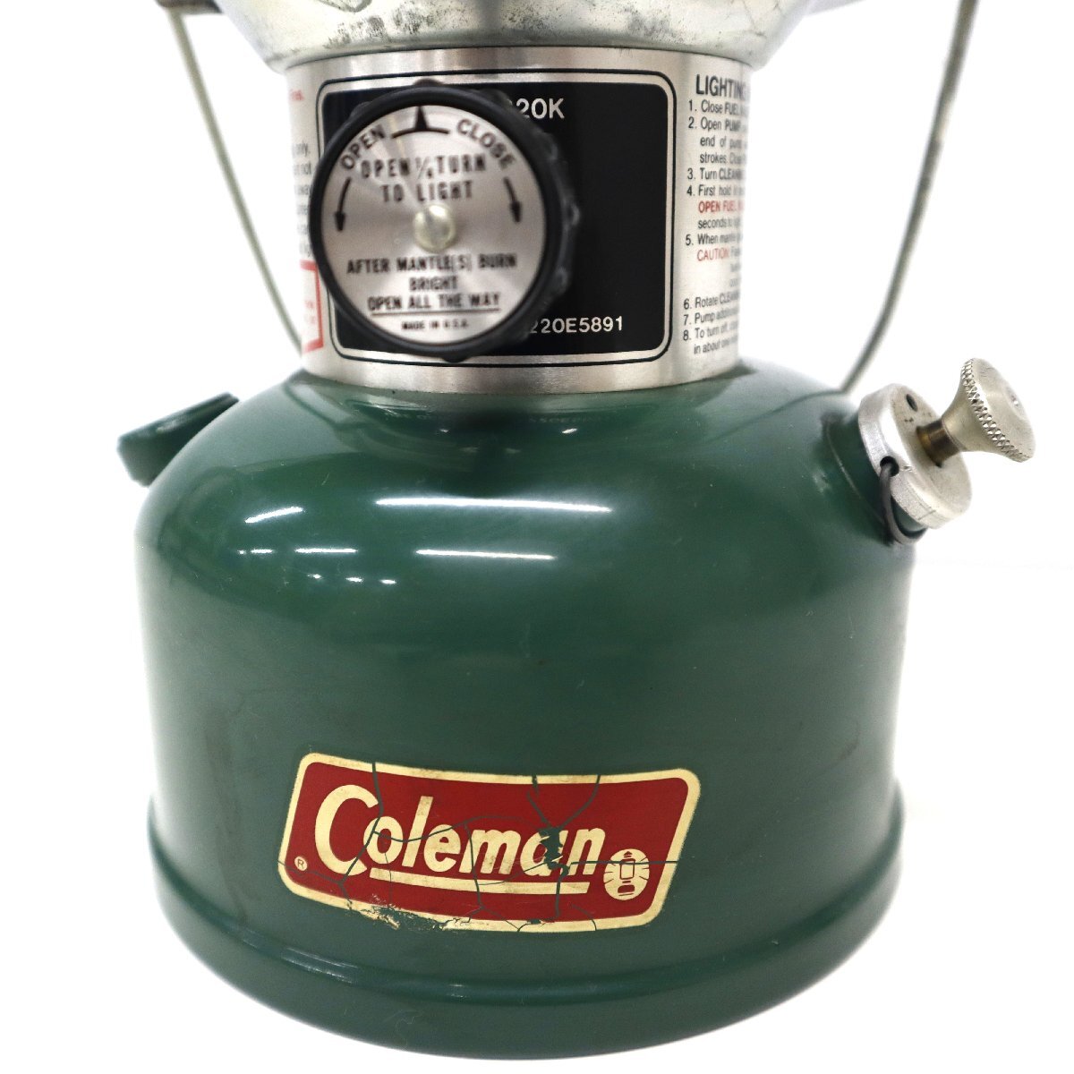 Yahoo!オークション - 【現状品】Coleman コールマン ランタン 220K g...