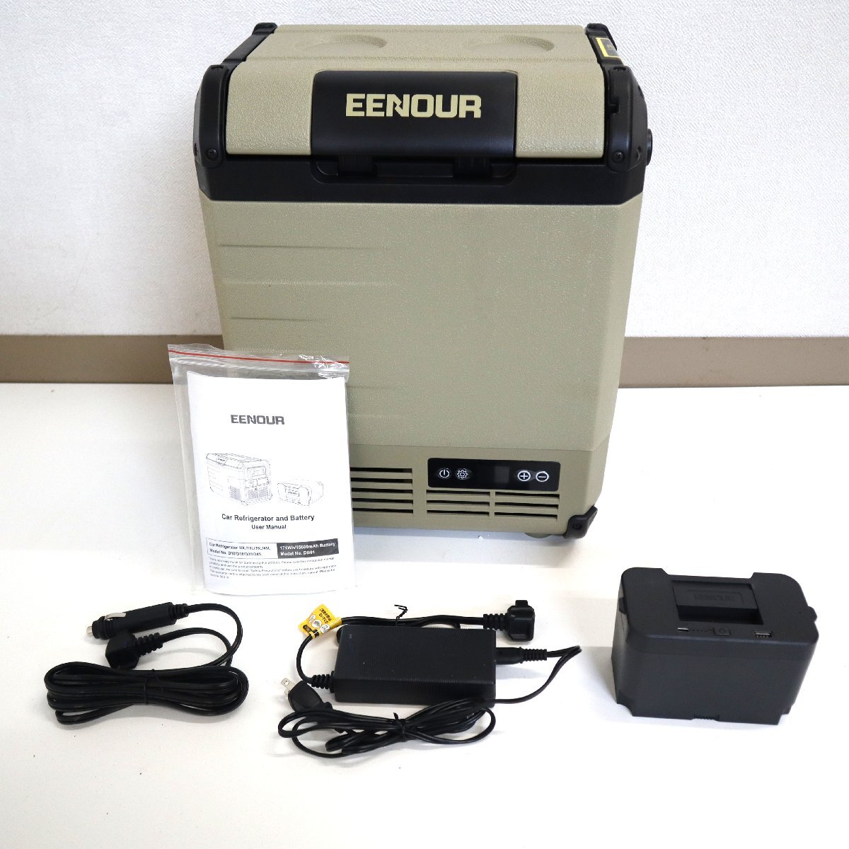 Yahoo!オークション - EENOUR 車載冷蔵庫D10｜10L イーノウ コードレス...