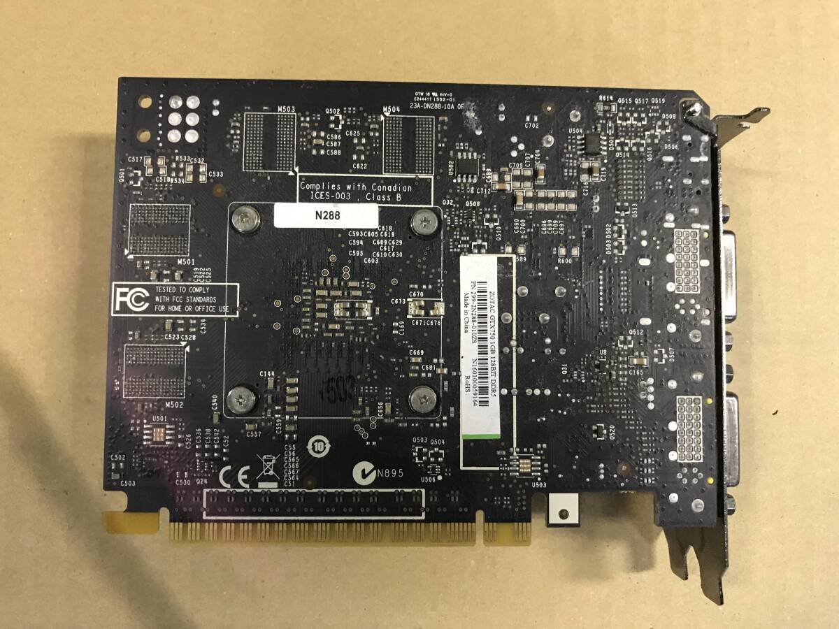 Yahoo!オークション - 142 中古品 ZOTAC GTX750 1GB 128Bit DDR5 グラ...