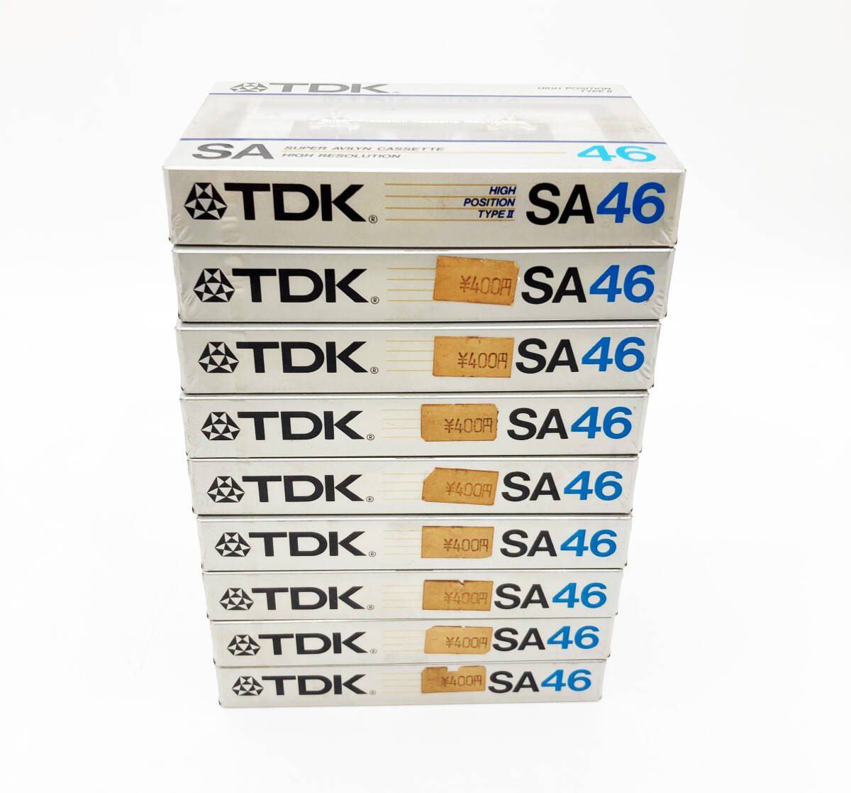 Yahoo!オークション - 【新品未開封・9本セット】TDK SA-46 ハイポジシ...