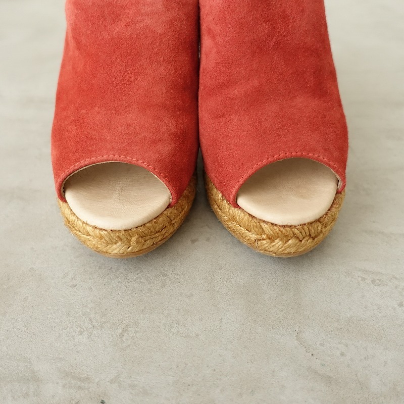 Yahoo!オークション - ガイモ gaimo ウェッジサンダル 35/22.5 スエー...