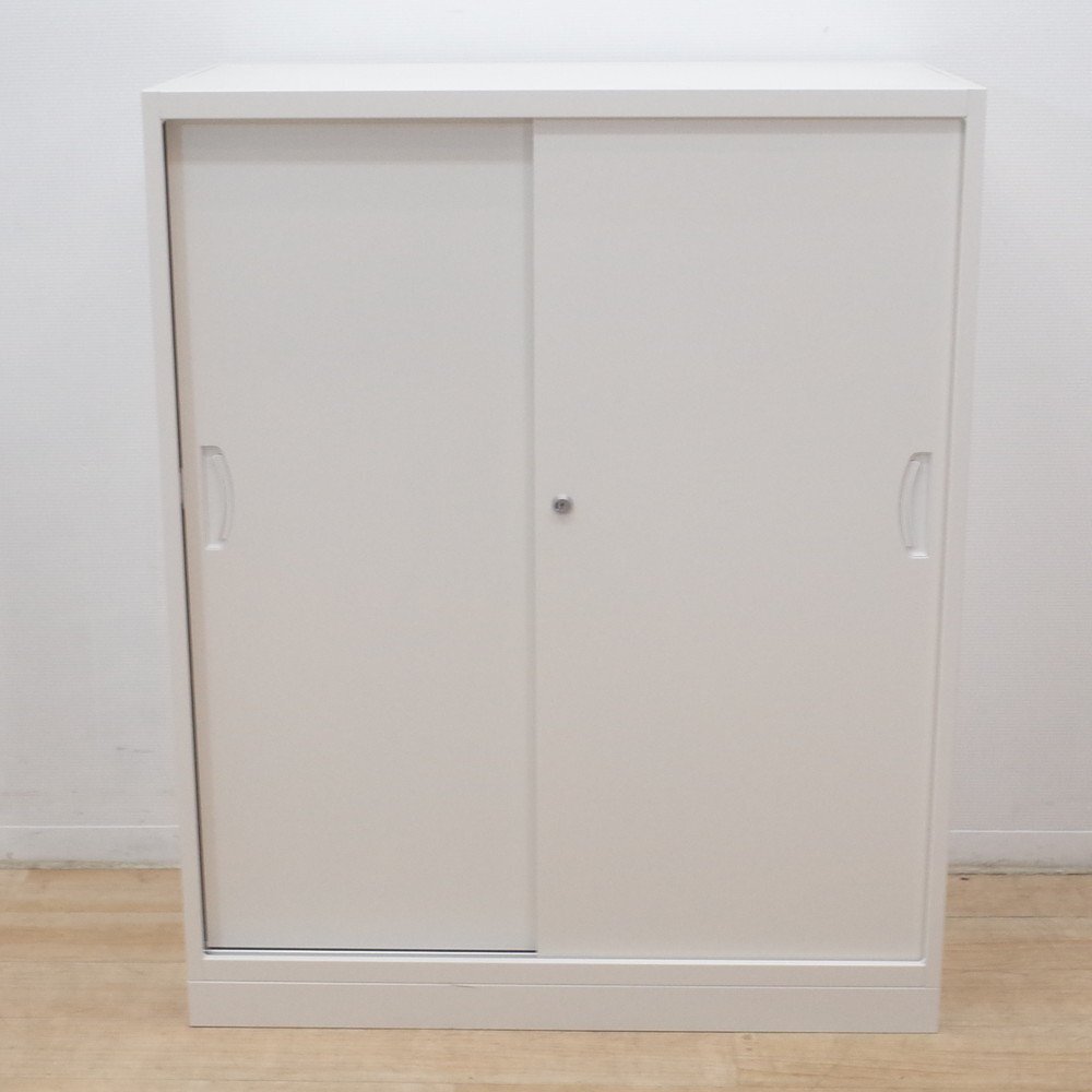 Yahoo!オークション - 生興 クウォール キャビネット 引き違い書庫 RW4...