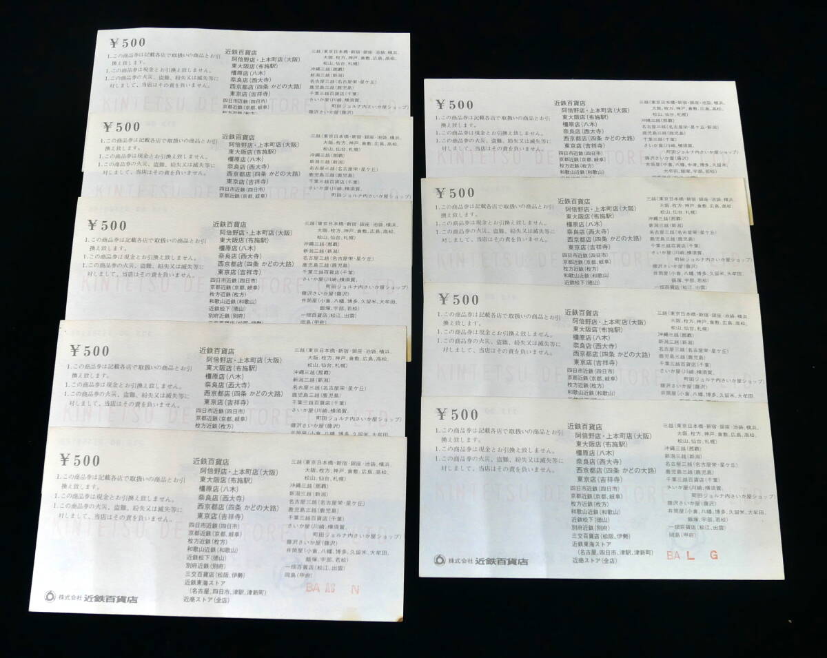 Yahoo!オークション - 送料210円(R706-H14) Kintetsu 近鉄百貨店 金五...