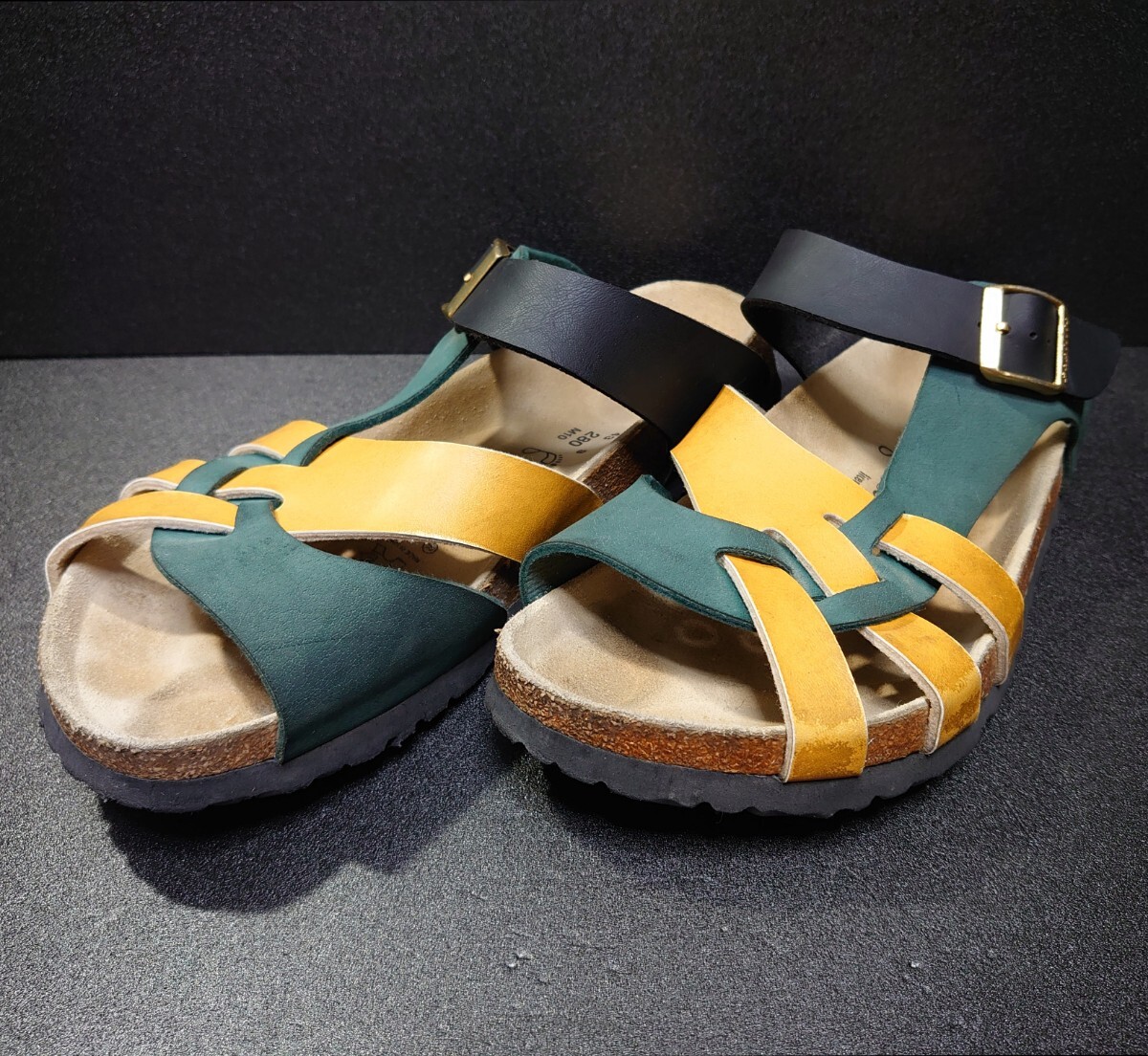 丸洗い済/28cm BIRKENSTOCK-ビルケンシュトック/PAPILLIO PISA Rasta Combi-パピリオ/ ジャマイカンカラー(28.0cm以上)｜売買されたオークション ...