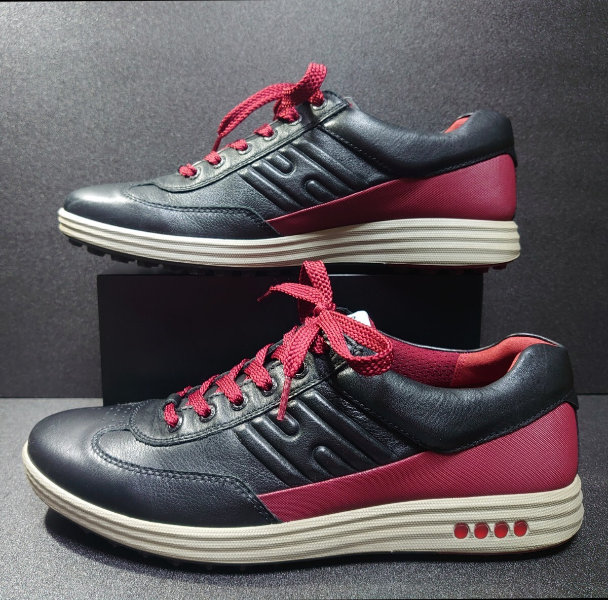 Yahoo!オークション - 【丸洗い済/EU44/28cm程】ECCO-エコー/ GOLF STR...