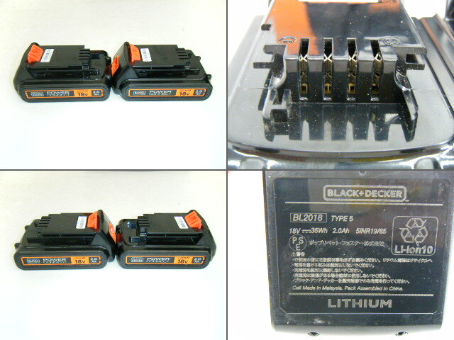 Yahoo!オークション - BLACK+DECKER ブラックアンドデッカー 18Vマルチ...