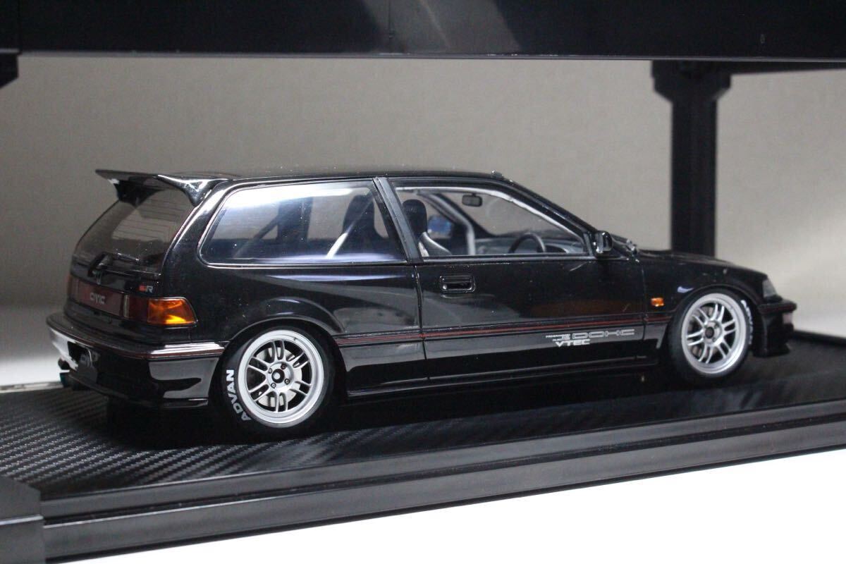 Yahoo!オークション - 1/18 Honda CIVIC (EF9) SiR Black イグニッショ...