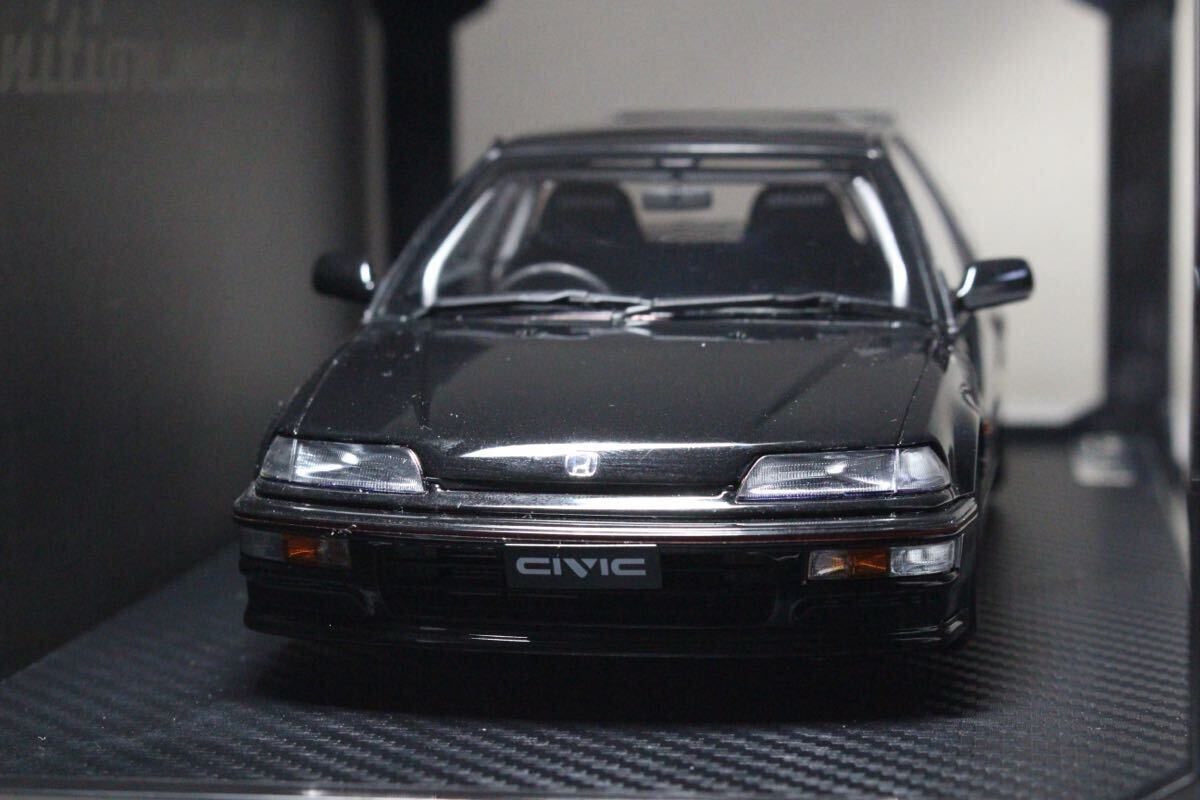 Yahoo!オークション - 1/18 Honda CIVIC (EF9) SiR Black イグニッショ...