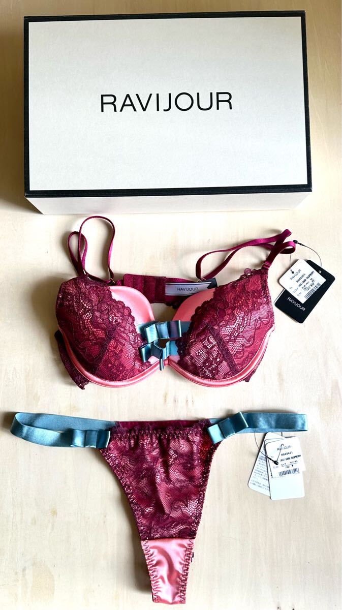 Yahoo!オークション - Ravijour 上下セット ブラジャー B70 Tバック M ...
