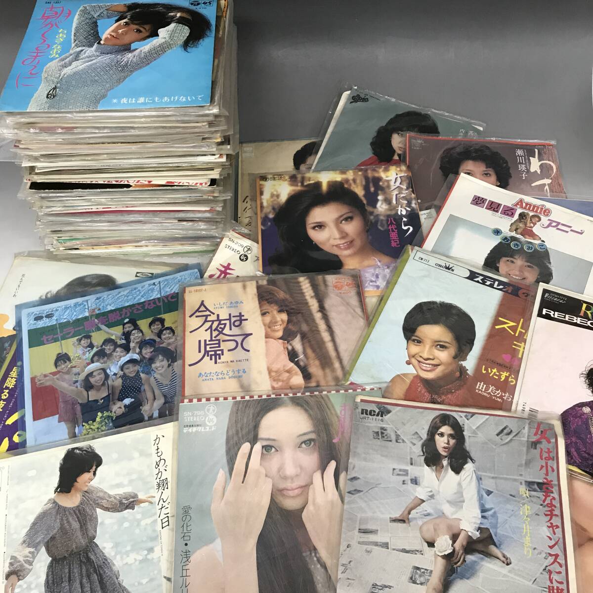 Yahoo!オークション - KF8/58 邦楽 EP レコード まとめて 150枚 女性 P...
