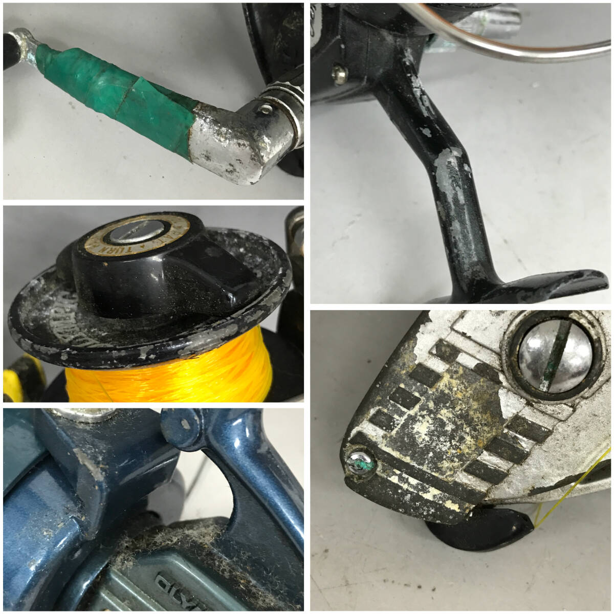 Yahoo!オークション - KF8/74 釣り リール まとめて7点 オールド スピ...