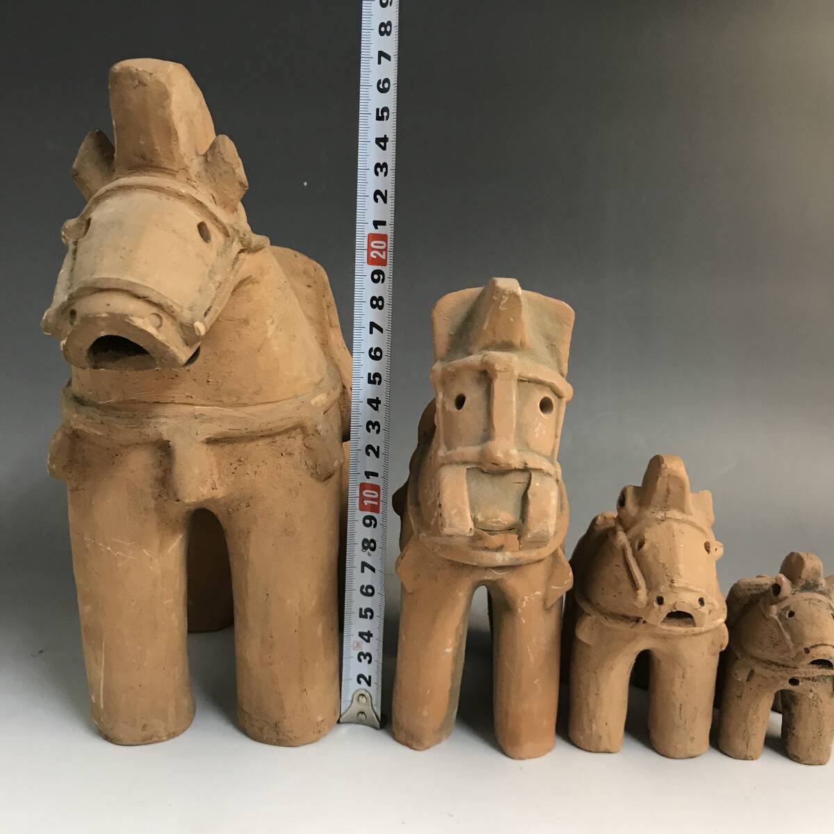 Yahoo!オークション - KF8/87 陶磁器 埴輪 まとめて5点 ハニワ はにわ ...