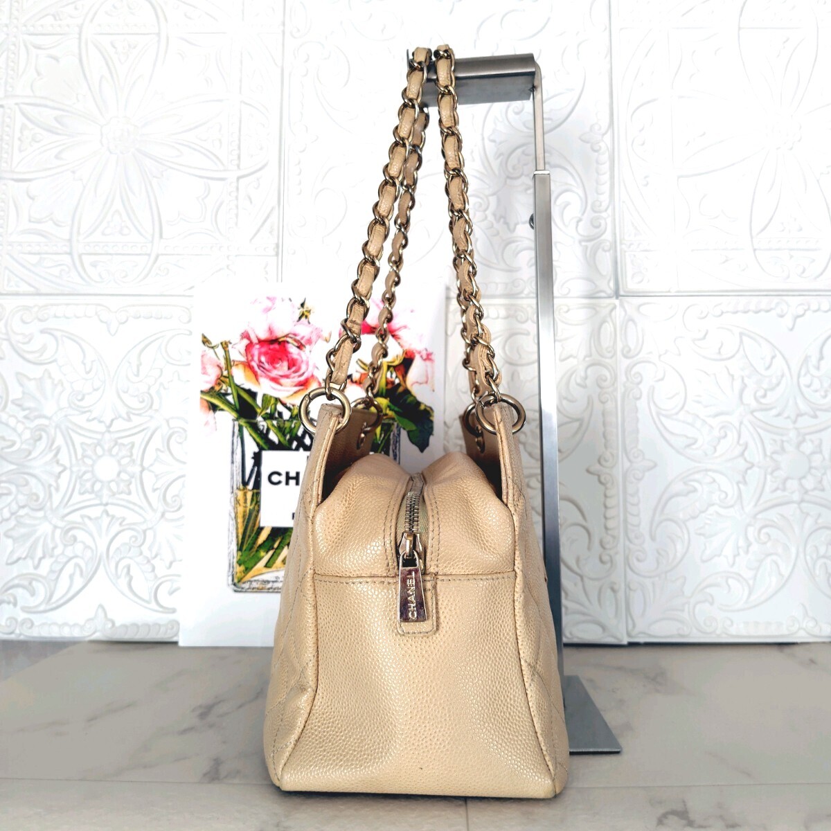 シャネル CHANEL キャビアスキン ショルダーバッグ チェーン シャネル CHANEL キャビアスキン ショルダーバッグ チェーン