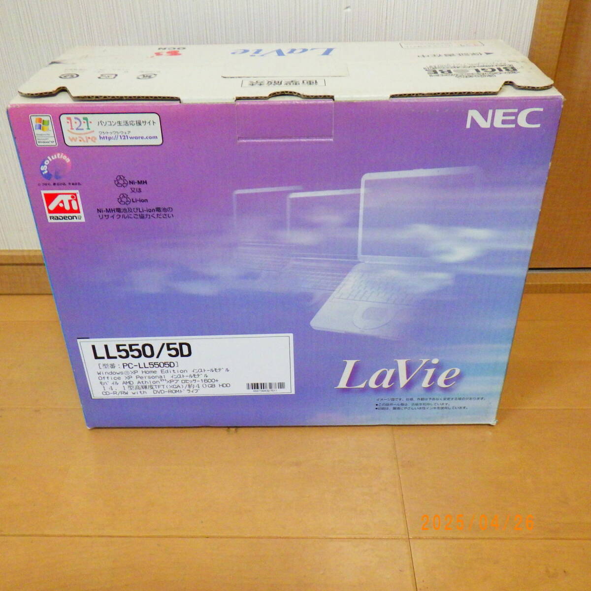 Yahoo!オークション - NEC LL550/5D PC-LL5505D LaVie Win XP ノートPC...
