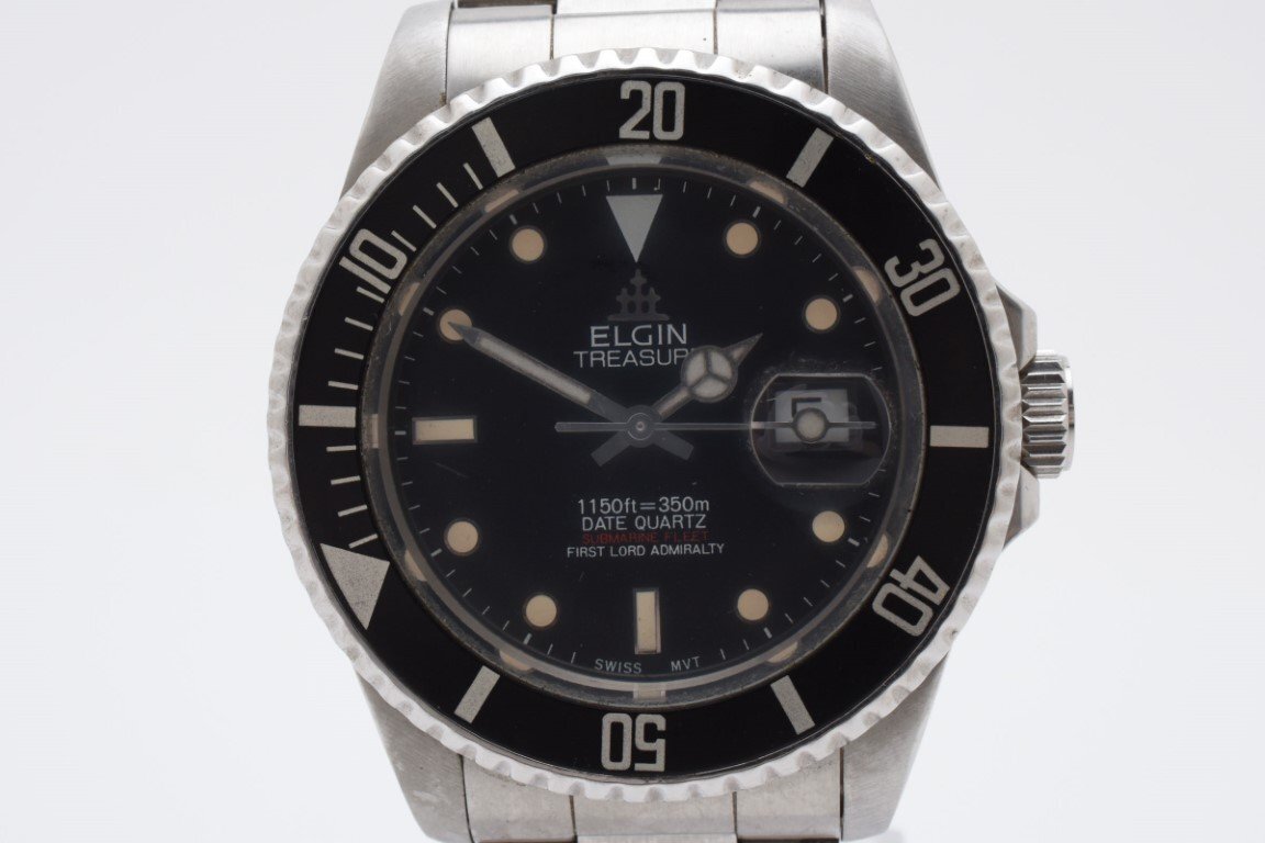 Yahoo!オークション - エルジン FK-272 TREASURE 350m シルバー ブラ...