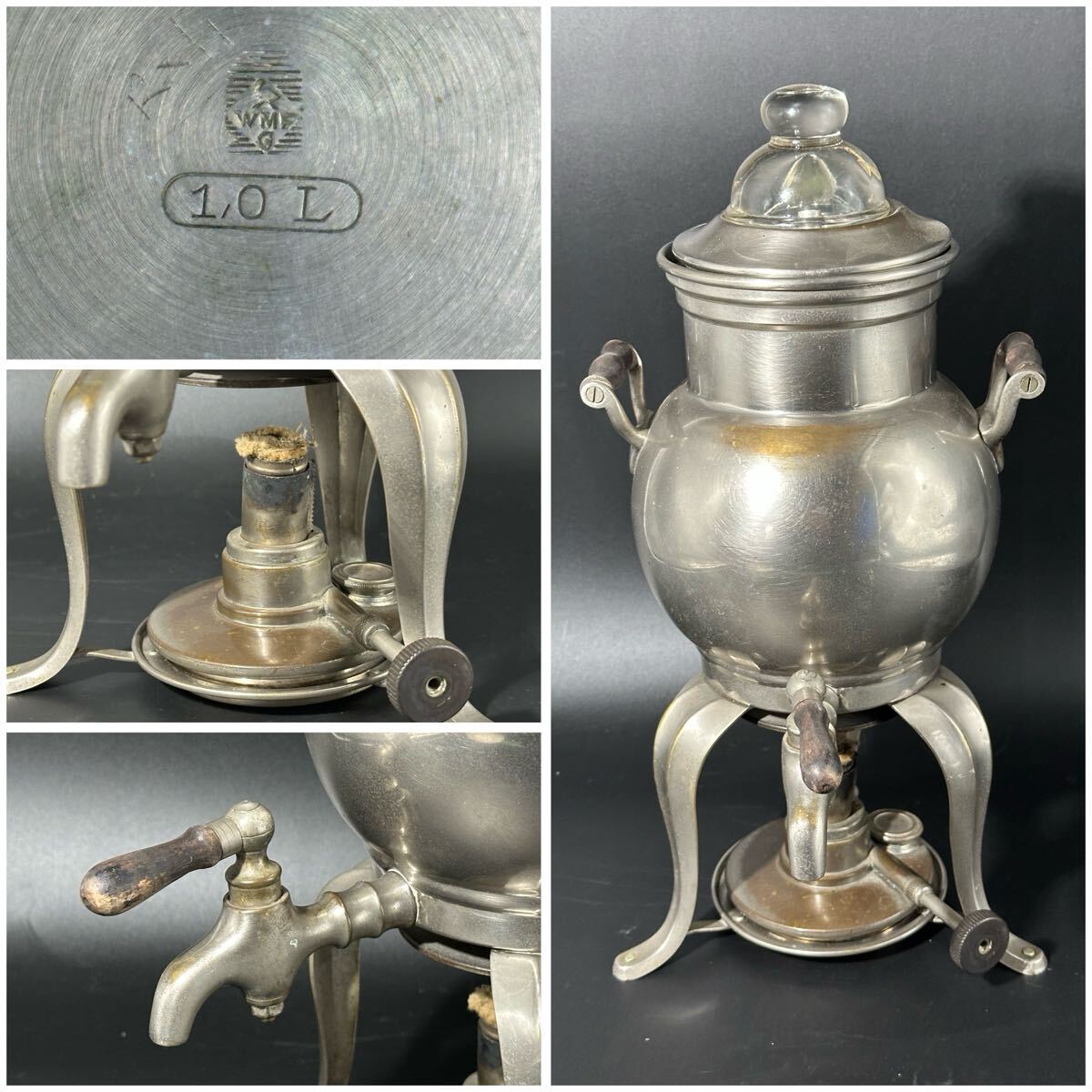 Yahoo!オークション - ドイツ製 コーヒーパーコレーター 1.0L WMF 底印...