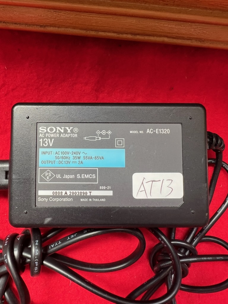Yahoo!オークション - ソニー 純正 ACアダプター AC-E1320 13V 2A （AT...