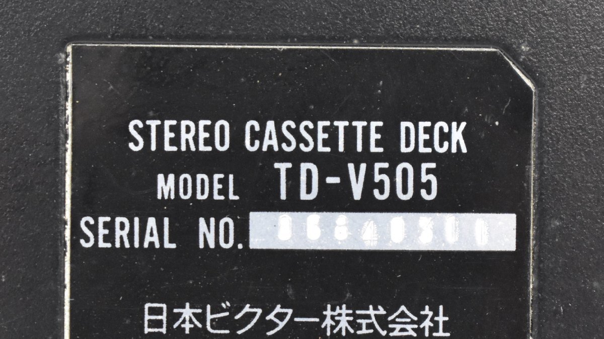 Yahoo!オークション - 【 G 】1214 Victor TD-V505 カセットデッキ ビ...