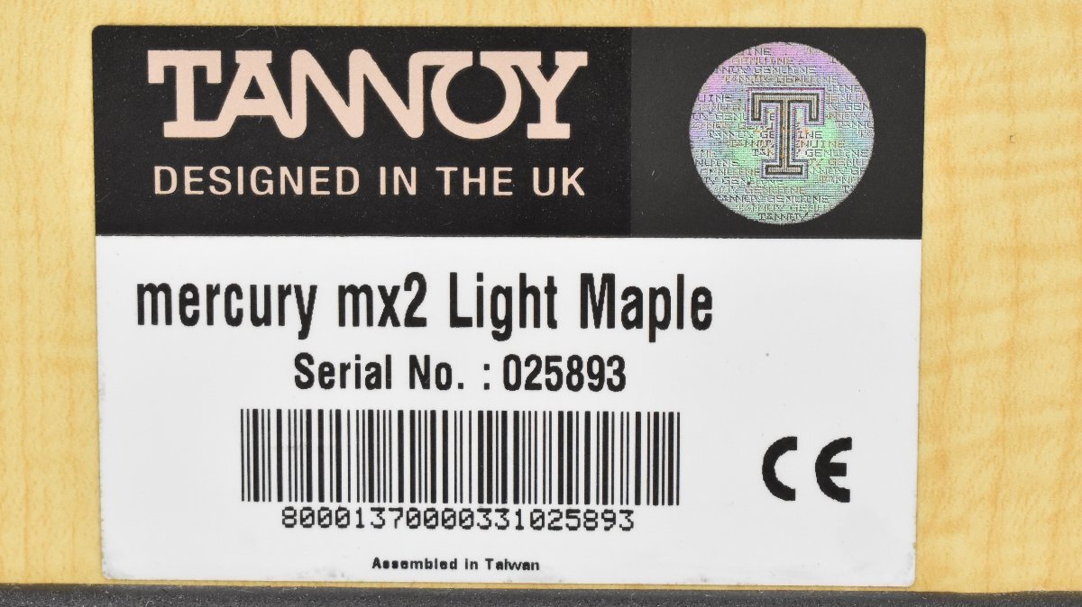 Yahoo!オークション - 【 C 】1942 TANNOY mercury mx2 Light Maple ス...
