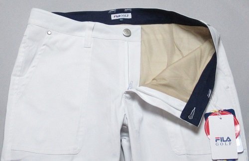 Yahoo!オークション - 新品 フィラ/FILA ゴルフ 春/秋 ロゴ刺繍 飛び柄...