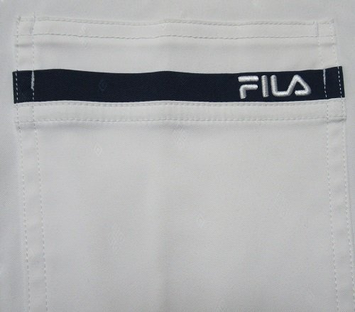 Yahoo!オークション - 新品 フィラ/FILA ゴルフ 春/秋 ロゴ刺繍 飛び柄...