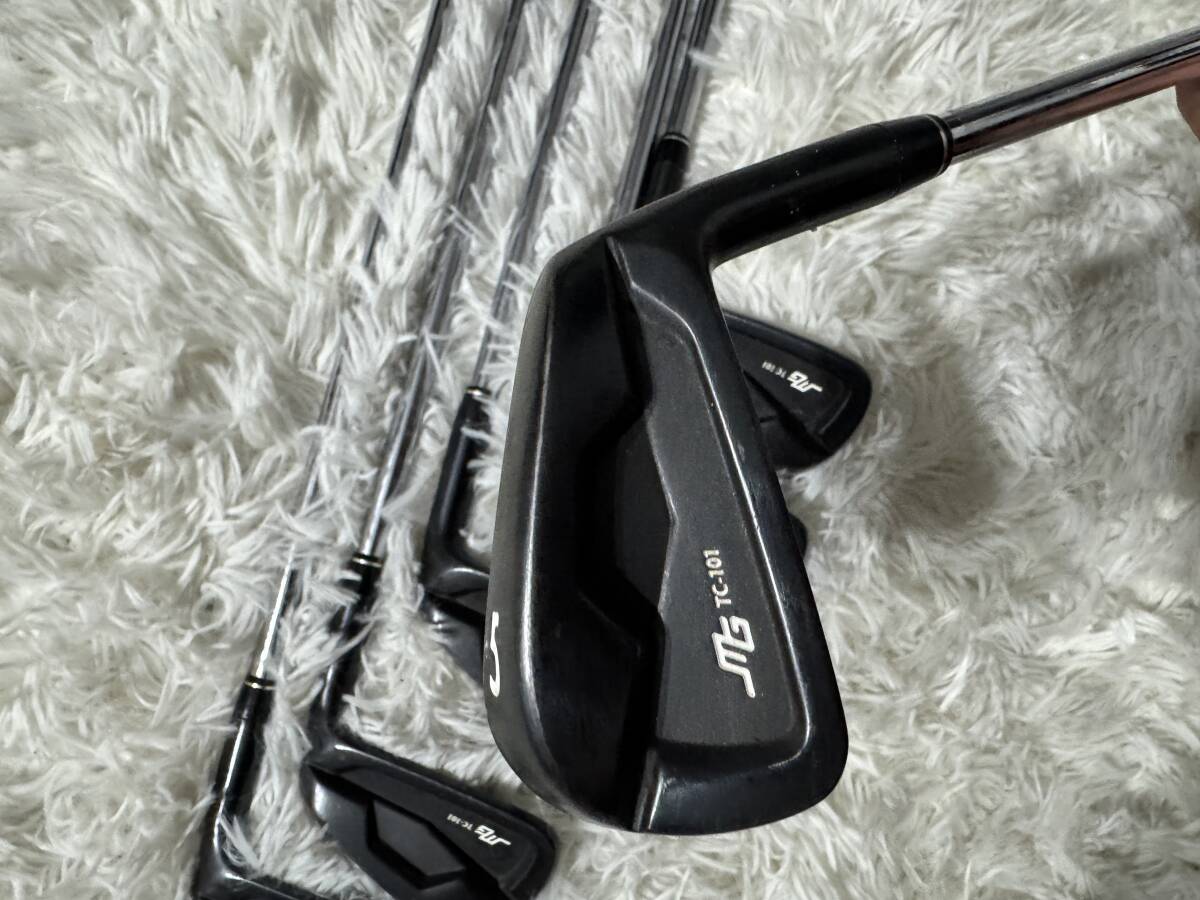 Yahoo!オークション - 高級最高打感 ブラック TC101 5番〜PW 6本セット...