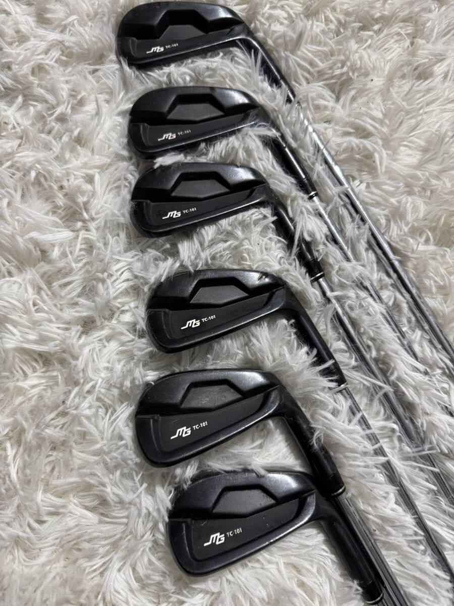 Yahoo!オークション - 高級最高打感 ブラック TC101 5番〜PW 6本セット...
