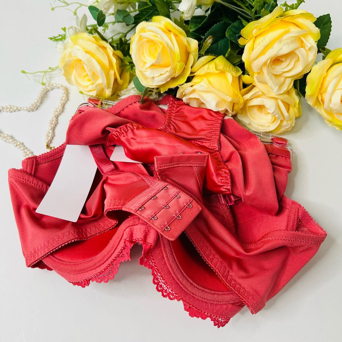 Yahoo!オークション - C90 3L ブラジャー&パンティ フリージア 4