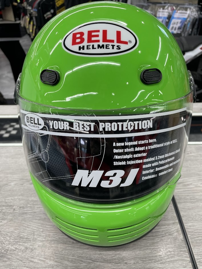 Yahoo!オークション - 商品名 Bell M3J LEGEND GREEN XLサイズ KAWASAK...