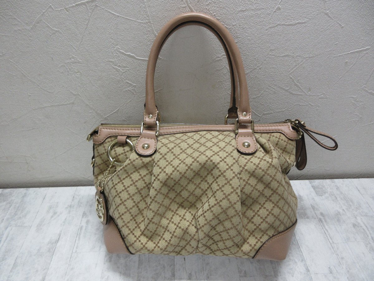 Yahoo!オークション - e GUCCI グッチ ハンドバッグ 247902 203998 GG...