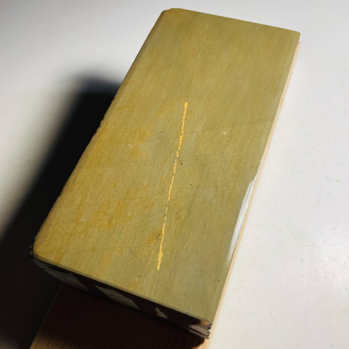 Yahoo!オークション - 天然砥石 正本山合砥 相岩谷 990g 鋸剃刀包丁京...