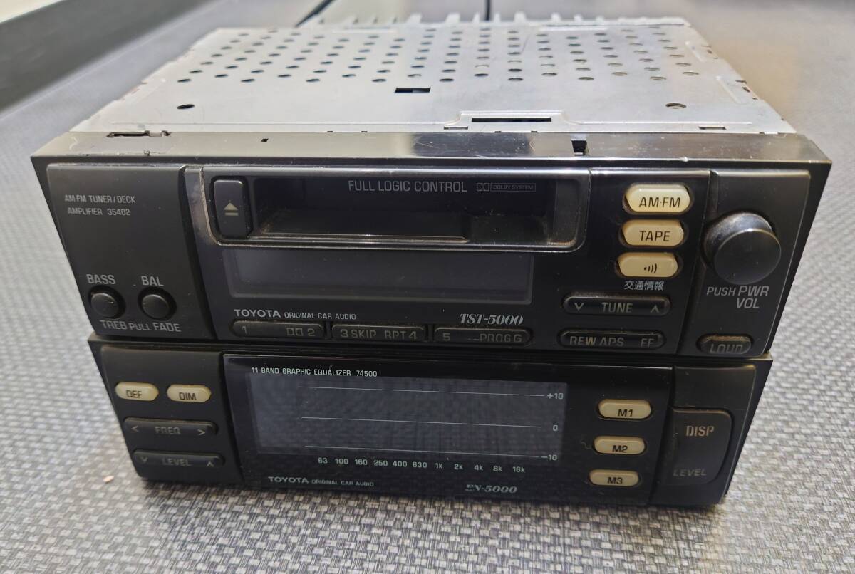 Yahoo!オークション - トヨタ 純正OP 1DIN カセット イコライザー TST-...